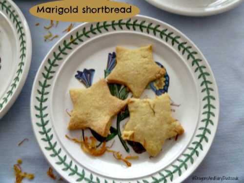 Cooking with edible flowers - Dragons and Fairy Dust